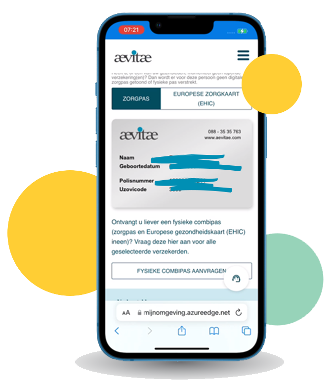 Nieuw: jouw digitale zorgpas!